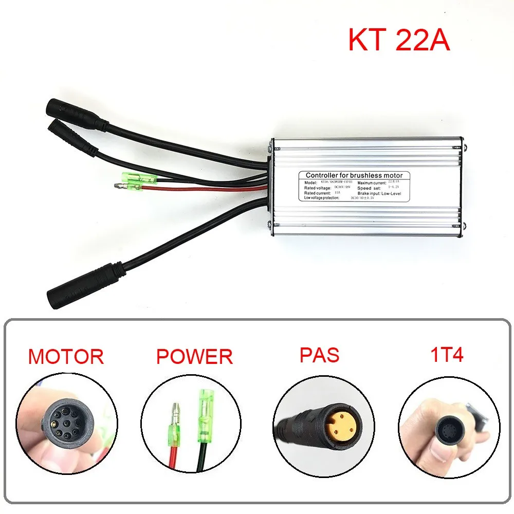 Electric-Bicycle-36-48V-22A-KT-Controller-9-Tube-Waterproof-Joint ...