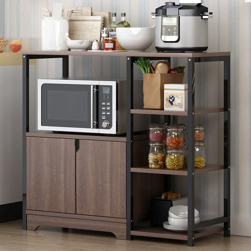 Floor-Kitchen-Storage-Shelf-Cabinet-with-Door-Multi-layer-For-Condiment ...