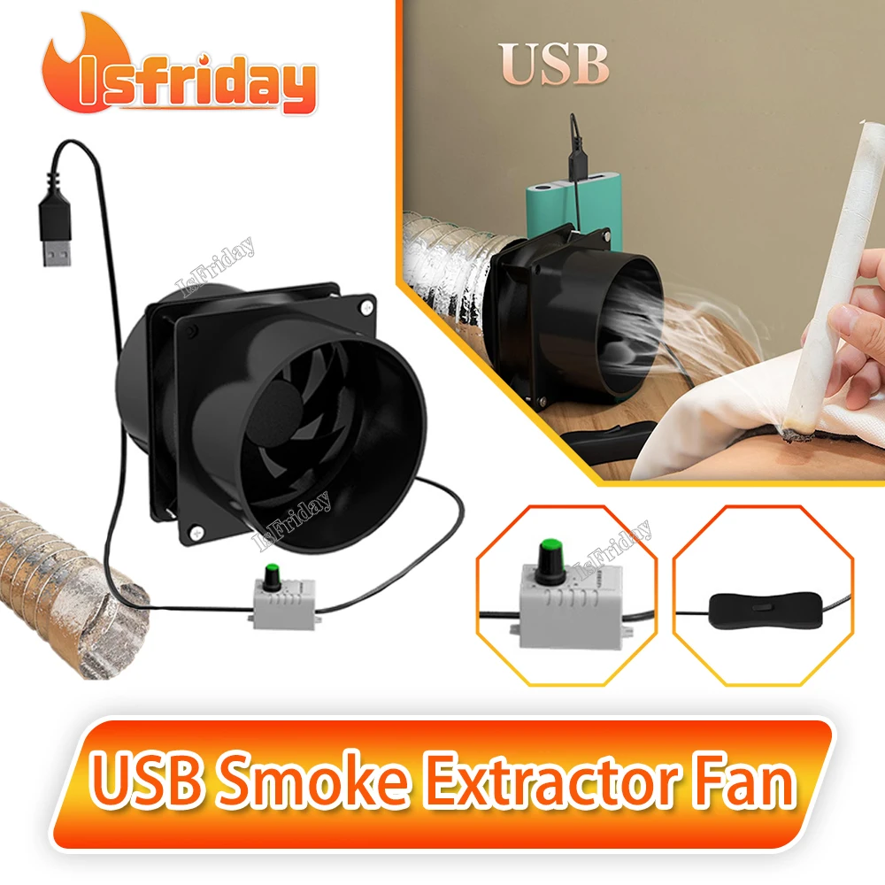 USB-Adjustable-Speed-Solder-Smoke-Absorber-ESD-Fume-Extractor-Fan-Pipe ...