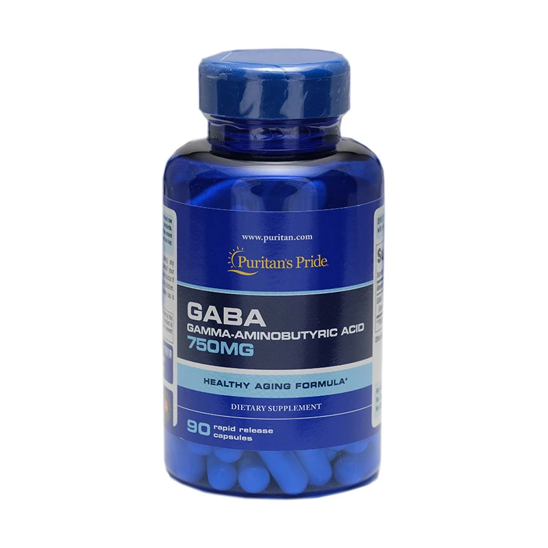 GABA 750 mg Gamma Aminobutyric Acid 90 Capsules Free Shipping| | - AliExpress
