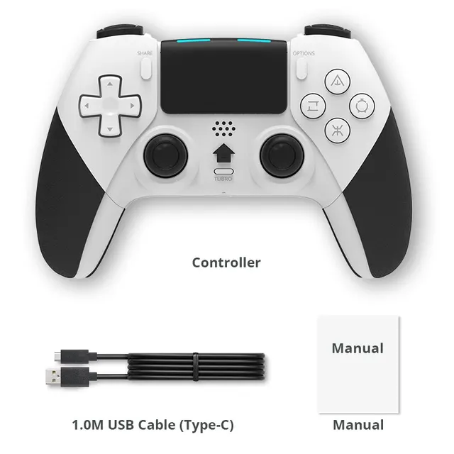 DATA FROG Bluetooth Wireless Controller For PS4 Controller Gamepad For PC Joystick For PS4/PS4 ...