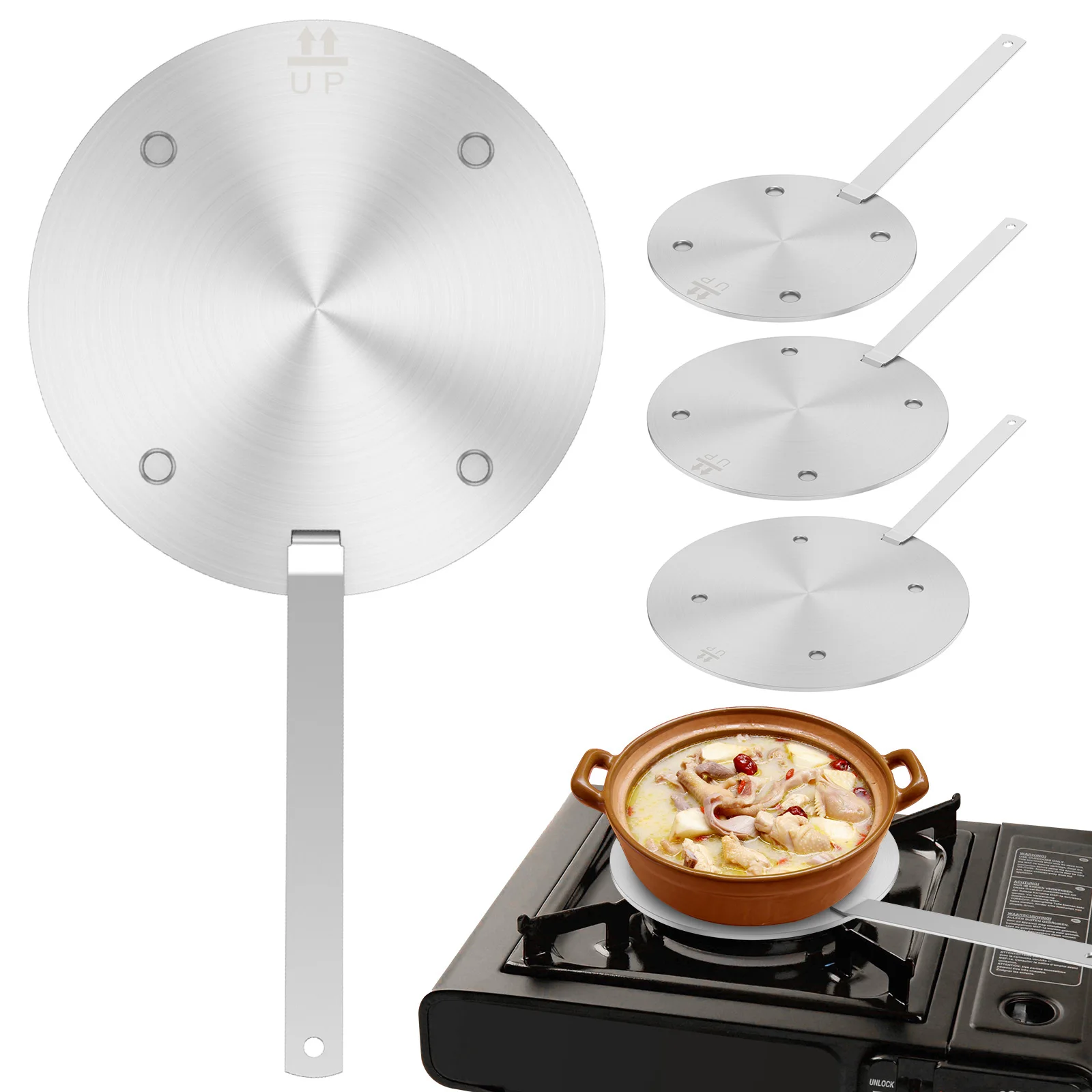 Kitchen-Induction-Cooker-Heat-Conduction-Plate-Stainless-Steel-Heat ...