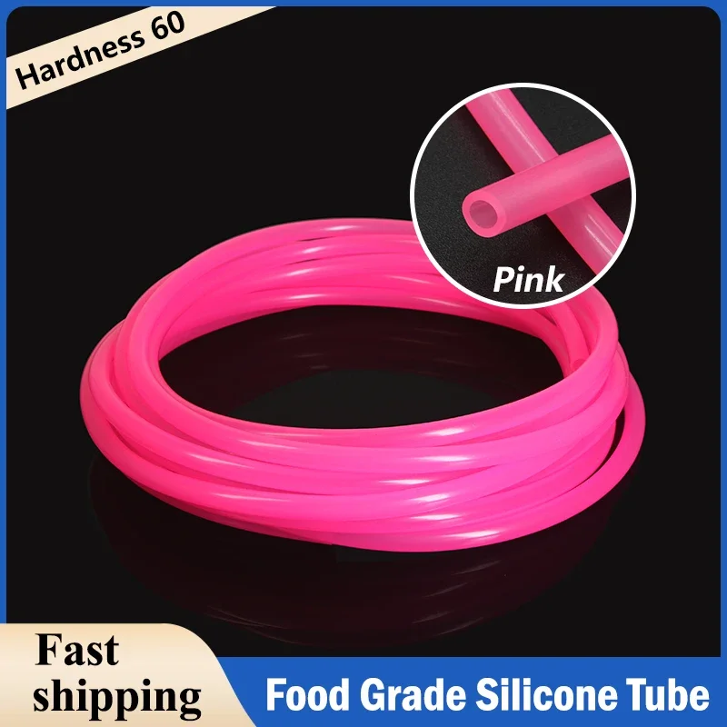 1-2-5-10m-Pink-Food-Grade-Soft-Silicone-Rubber-Hose-Diameter-2mm-3mm ...