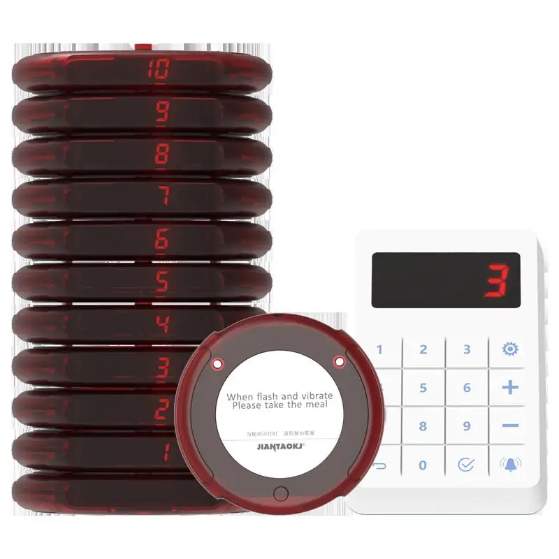 Coaster-Calling-Buzzer-Pager-Wireless-Restaurant-Calling-System ...