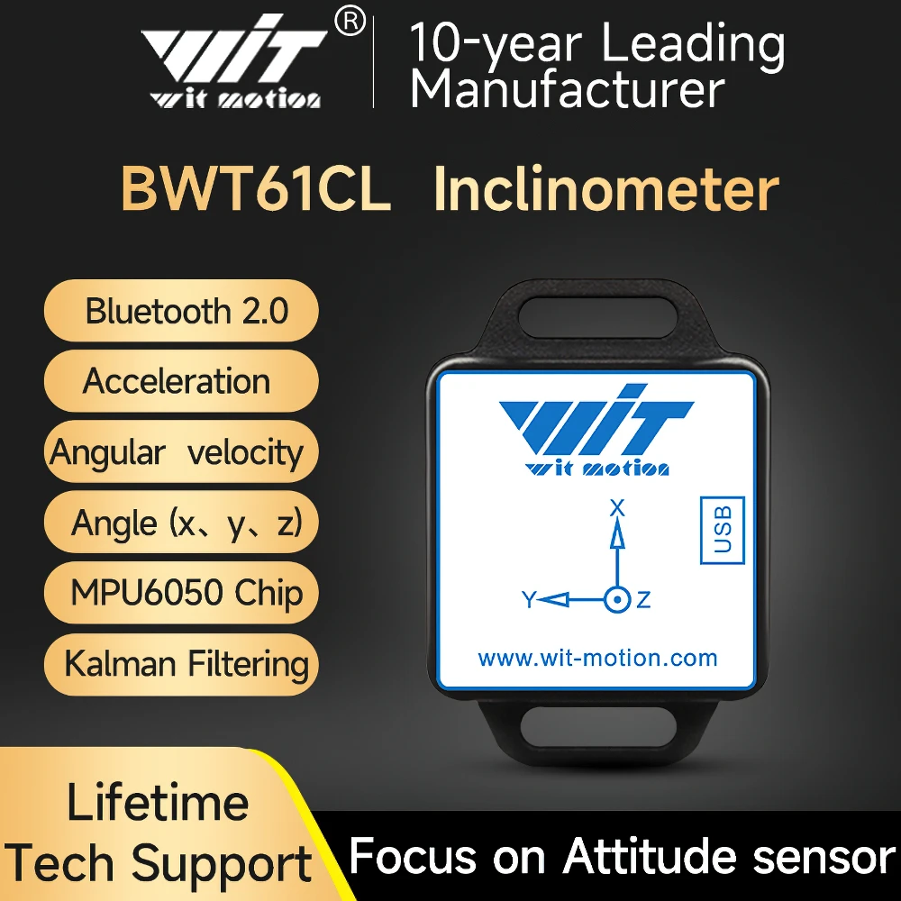 BWT61CL High-Precision Bluetooth Accelerometer+Gyroscope+Angle(XYZ ...