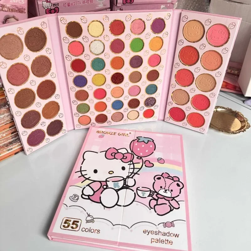 35-Color-Sanrio-Eyeshadow-Palette-Hello-Kitty-Kawaii-Eye-Shadow-Pallete ...