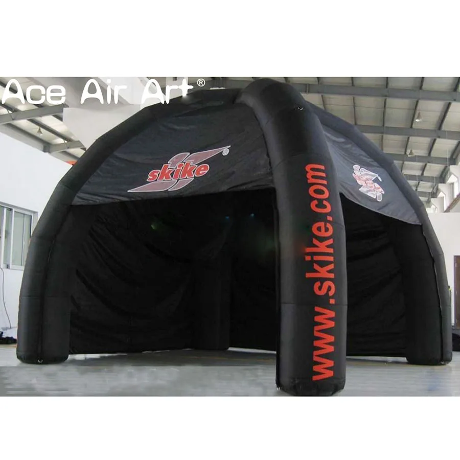 Inflatable-Black-Spider-Tent-Inflatable-Canopy-With-Customized-Logo-For ...