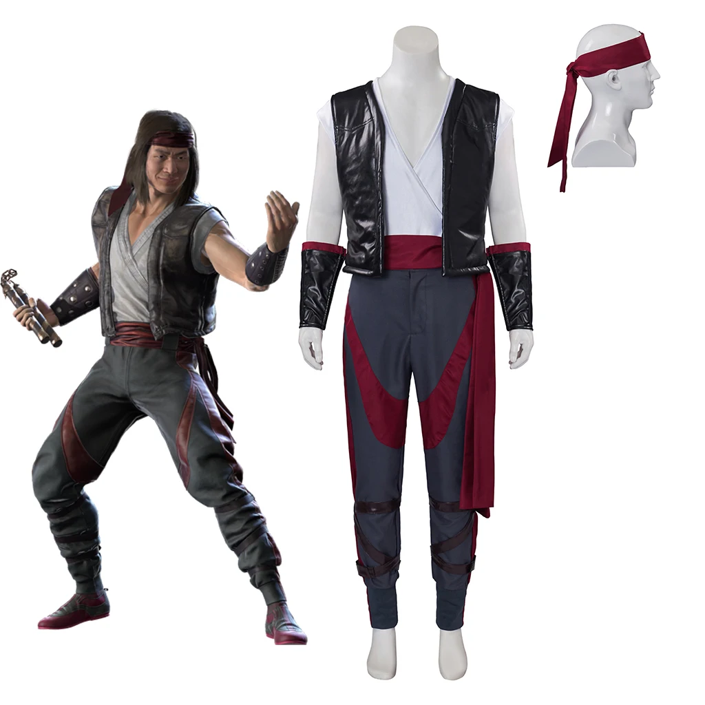 Disfraz-de-Cosplay-de-Mortal-Kombat-11-Liu-Kang-traje-de-batalla-MK11 ...