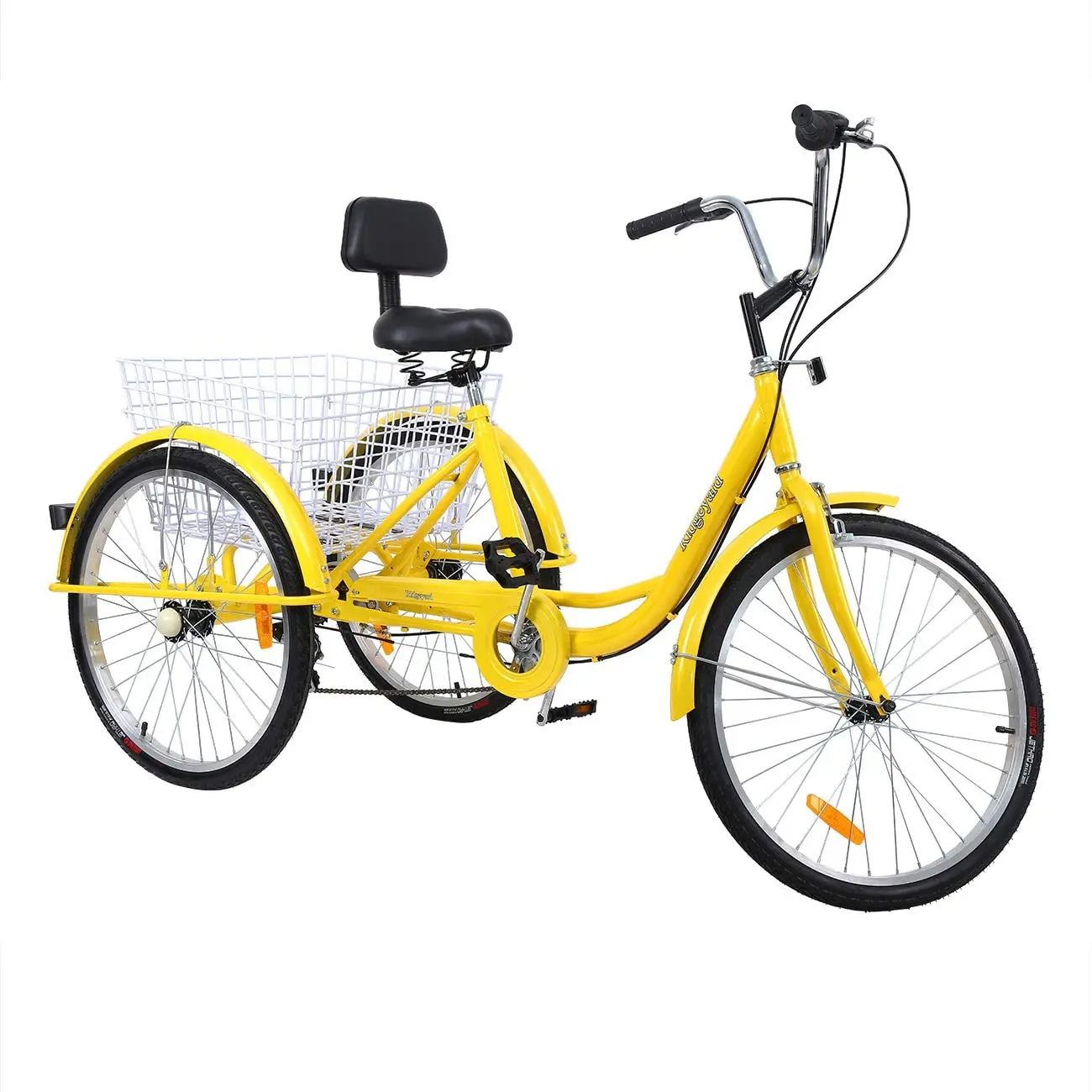 Ridgeyard 6 Speed Three Wheel Adult Tricycle 3 Wheel Bikes for Adults ...