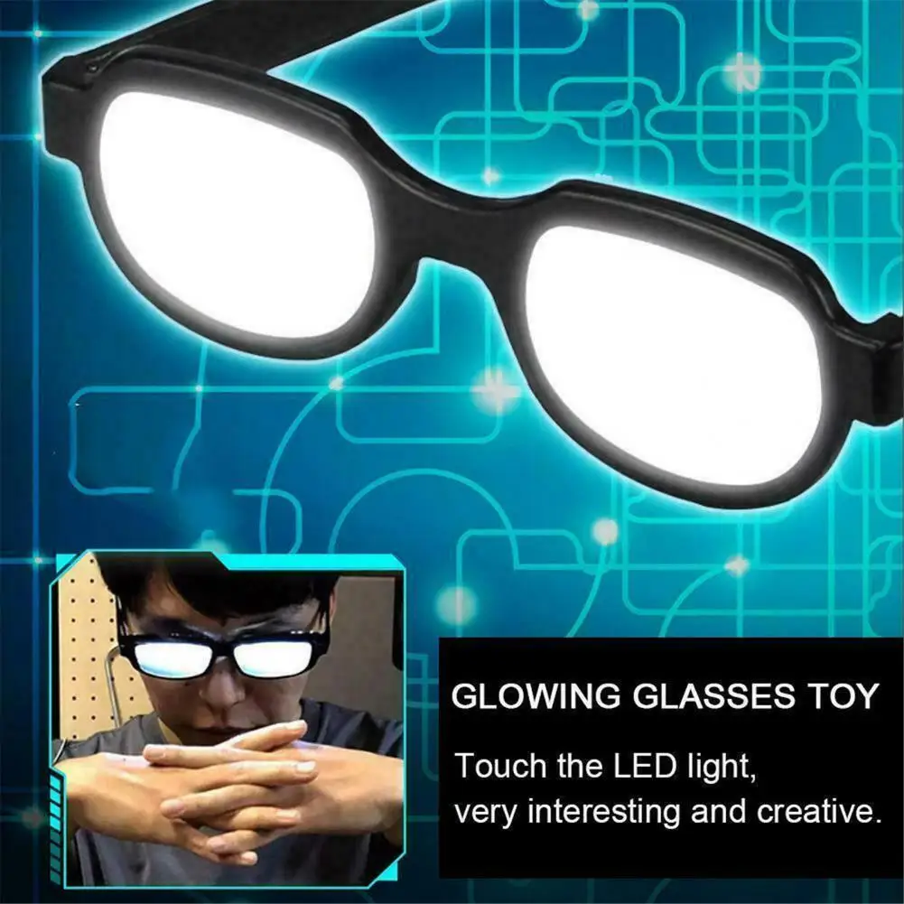 Luminous-Funny-Glasses-Anti-break-Eyewear-LED-Glasses-Party-LED-Cosplay ...