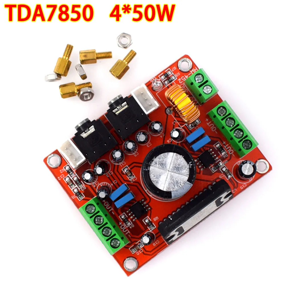 Fever Class TDA7850 Power Amplifier Board 4 Channel Car Power Amplifier Board 4X50W With BA3121 ...