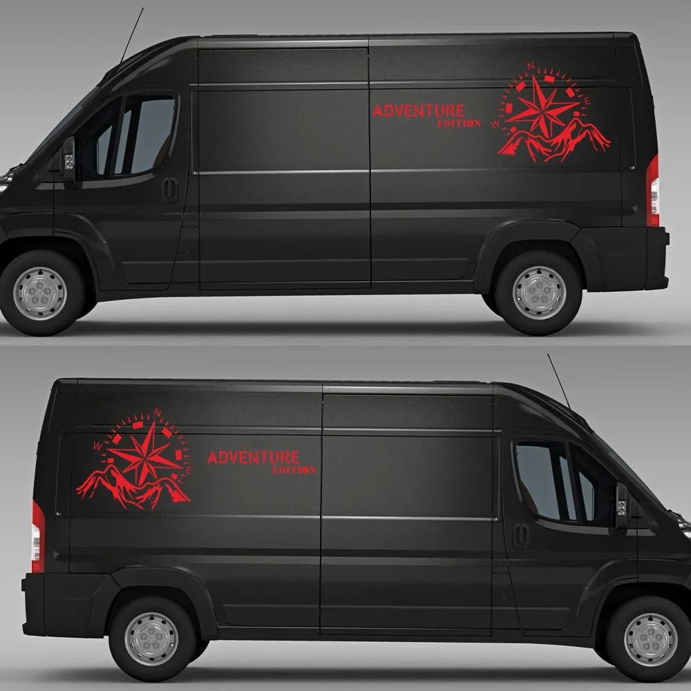 Car-Body-Side-Adventure-Edition-Decoration-Stickers-Mountain-Compass ...