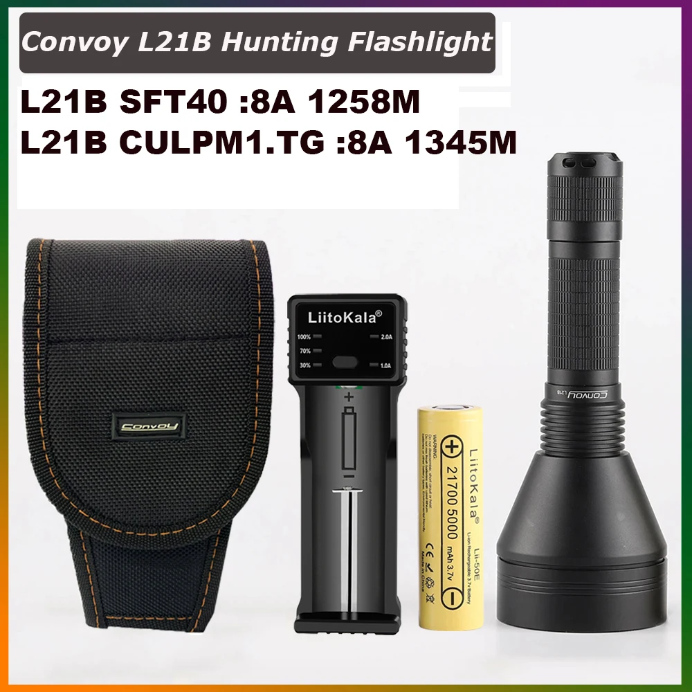Convoy-L21B-CULPM1-TG-With-Luminus-SFT40-6500K-LED-For-Outdoor-Camping ...