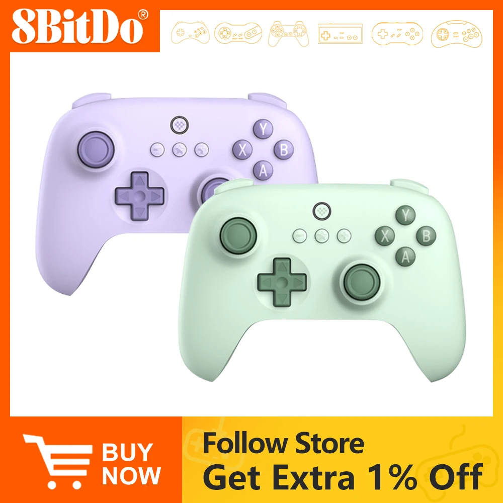 8BitDo Ultimate C Wireless 2.4G Gaming Controller for PC, Windows 10 ...