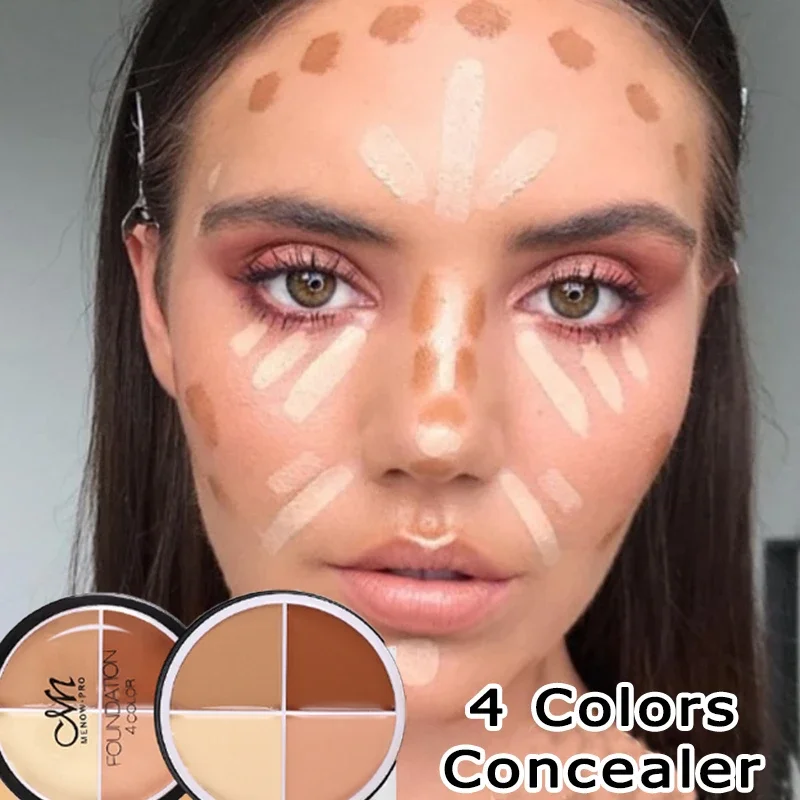 4-Colors-Concealer-Palette-Waterproof-Moisturizing-Brighten-Face ...