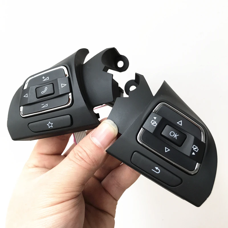 다기능 스티어링 휠 스위치 오디오 채널 제어 버튼, 파사트 B7 2011 2015 56D9537B 56D9538A 용, 신제품 ...