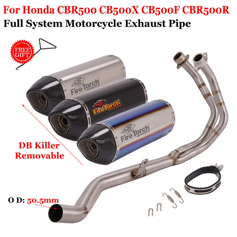 For Honda CBR500 CB500X CB500F CBR500R CBR 500 Full System Motorcycle ...