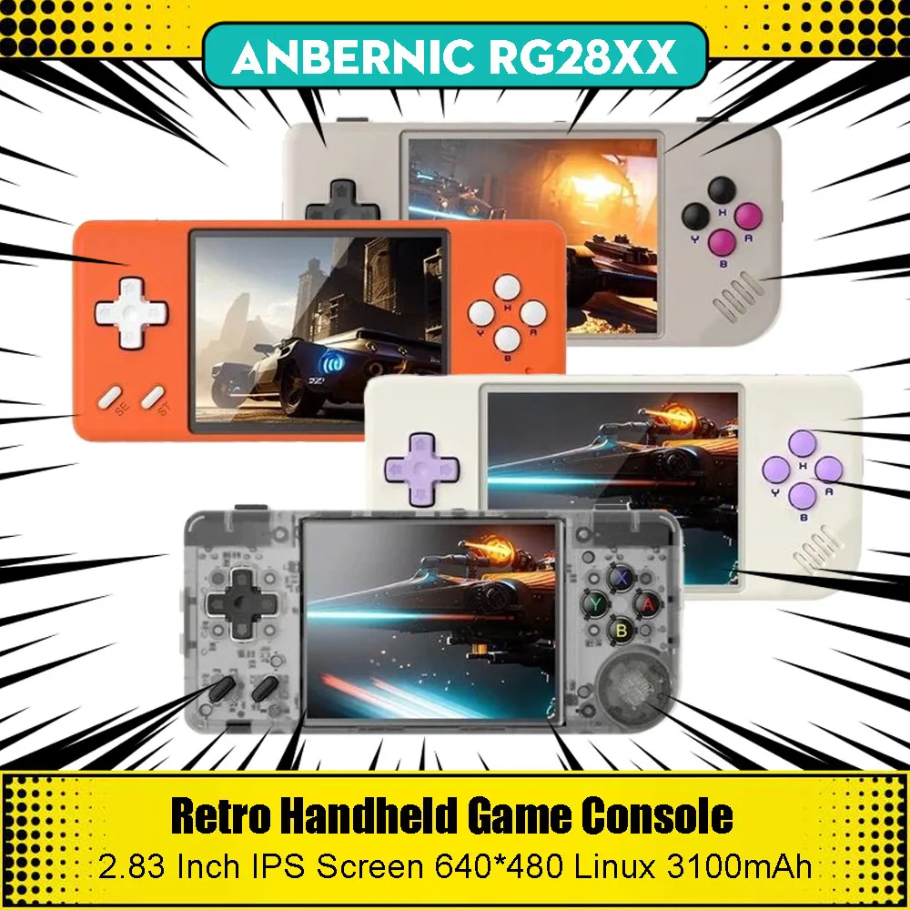 Consola-de-juegos-port-til-Retro-RG28XX-pantalla-IPS-de-2-83-pulgadas ...