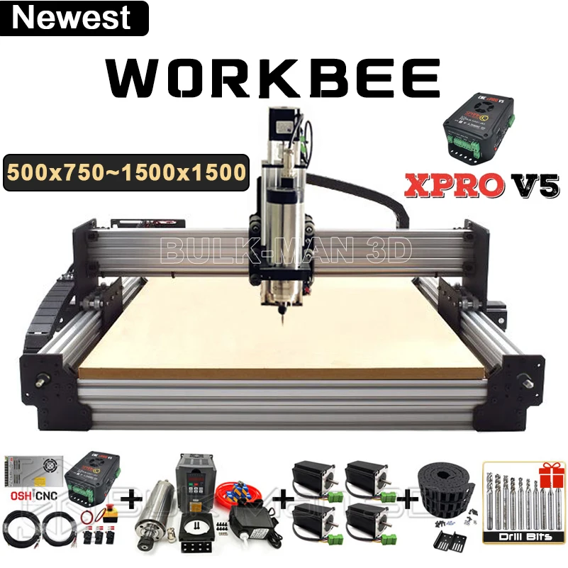 M-quina-enrutadora-BulkMan-3D-V2-2-WorkBee-Kit-completo-con-controlador ...