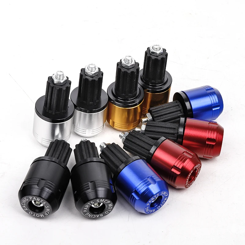1Pair-Universal-7-8-22mm-Aluminum-alloy-Motorcycle-Handlebar-Plug ...