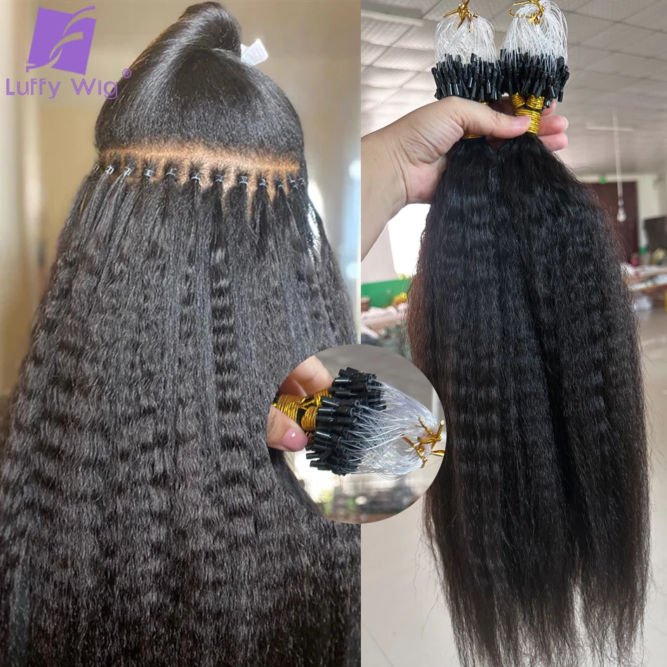 Kinky-Straight-Micro-Links-Extensions-Human-Hair-Brazilian-Micro-Loops ...