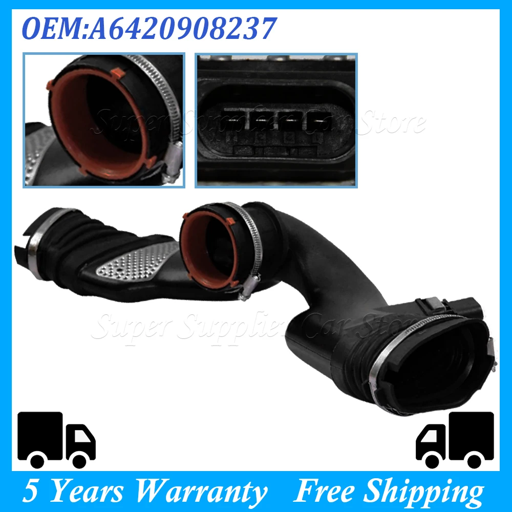 A6420908237-For-Mercedes-Benz-OM642-W211-W164-W251-Engine-Air-Hose-Duct ...