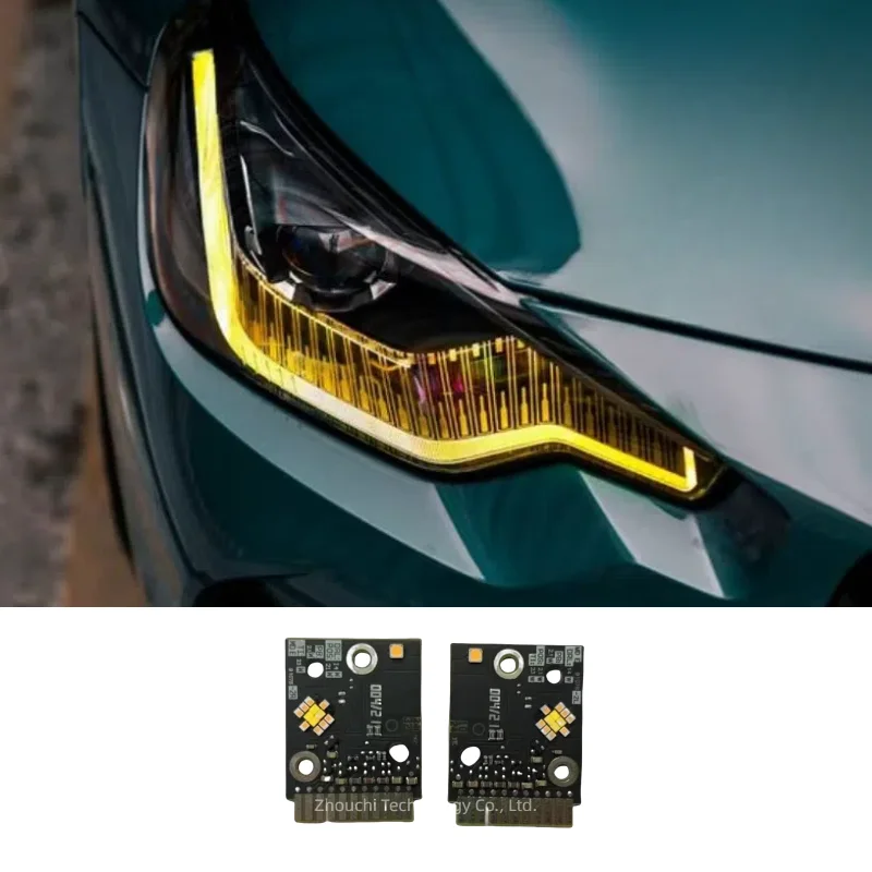 Yellow Car DRL For 2022 2023 BMW 2 series M2 LCI G42 G87 M240i CSL LED ...