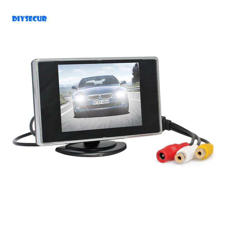 DIYSECUR-3-5-Inch-Color-TFT-LCD-Rear-View-Monitor-Car-Monitor-Parking ...