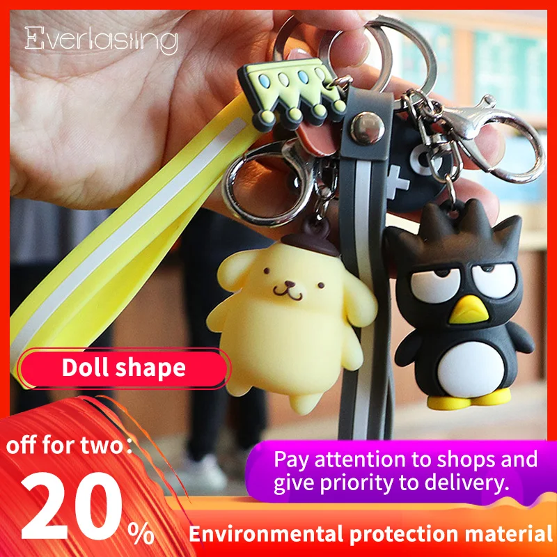 Cartoon-Epoxy-Cute-Girl-Keychain-Creative-DIY-Couple-Keychain-Car-Bag ...