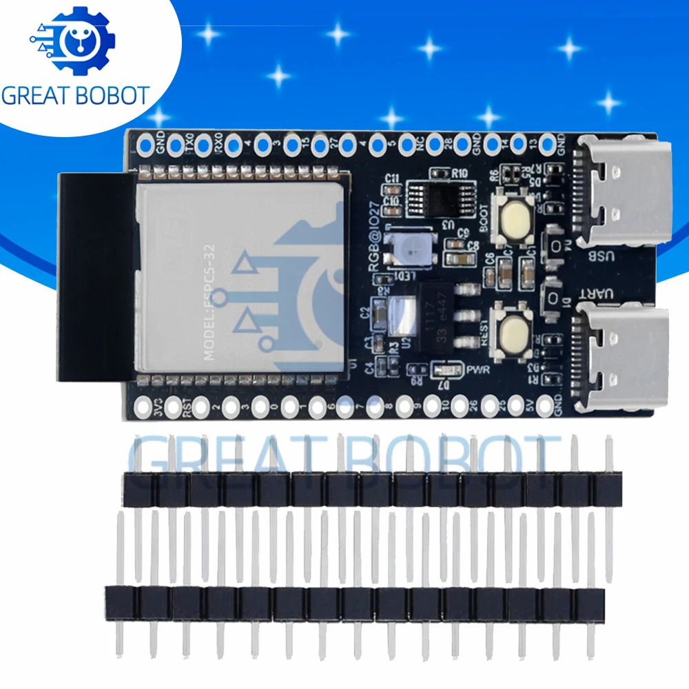 ESP32-C5-DevKitC-1 Development Board N4R2 With Dual-Band 2.4G/5G WiFi ...