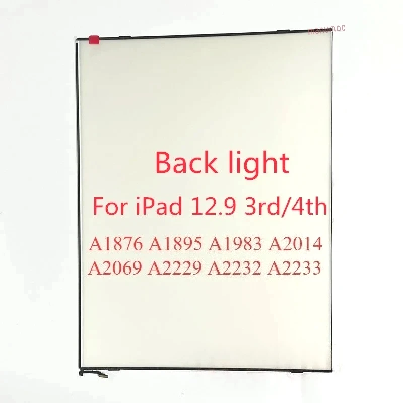 Backlight LCD Display Back Light Film For iPad Pro 12.9 3rd 4th A1876 ...