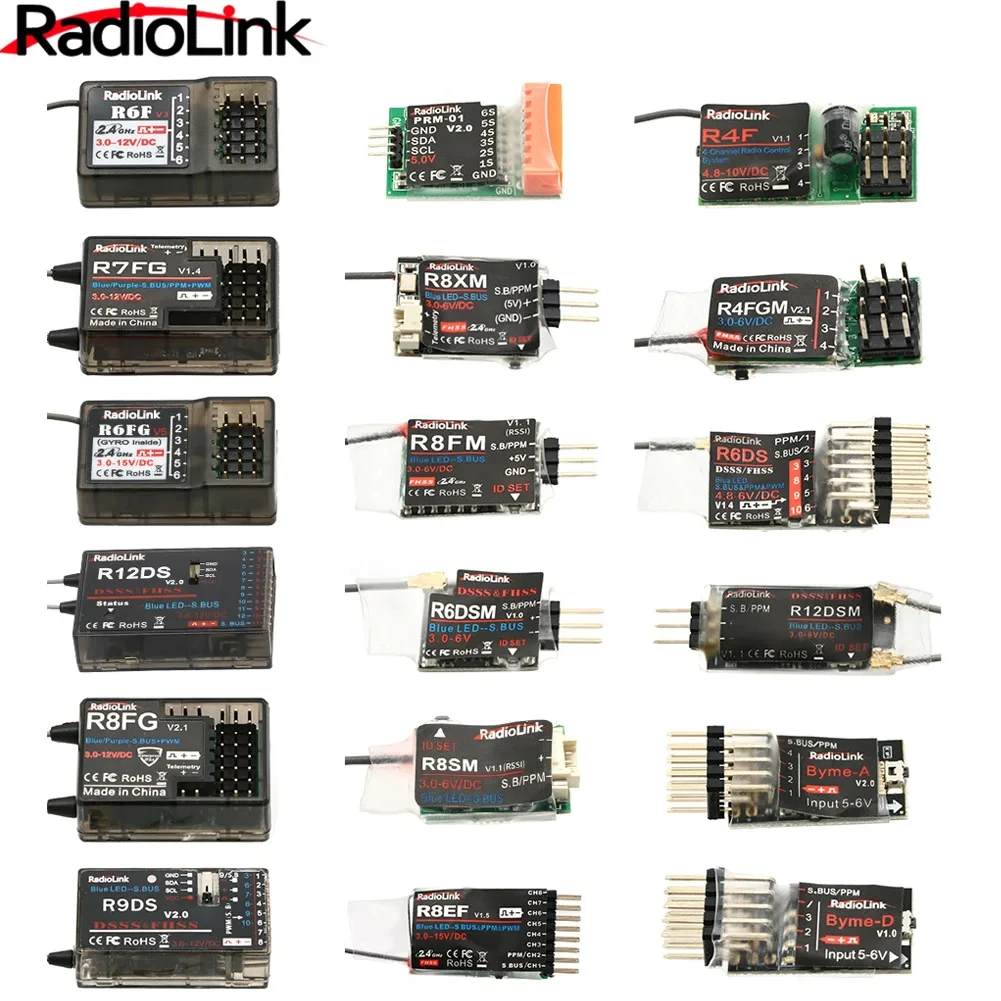 Radiolink R12DSM R12DS R9DS R8SM R8EF R8FM R8F R7FG R6DSM R6DS R6FG R6F ...