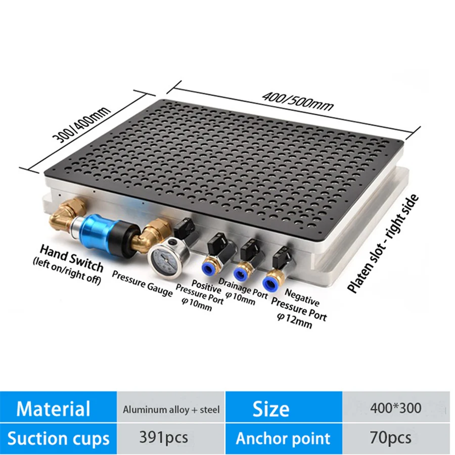 CNC Vacuum Chuck Disk Grinder Milling Machining Center Stainless Steel ...