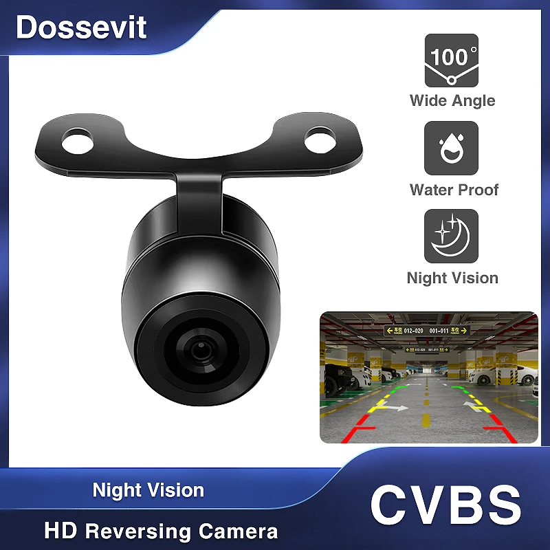 Dossevit Car Rear View Camera Universal Night Vision Backup Camera Cmos ...