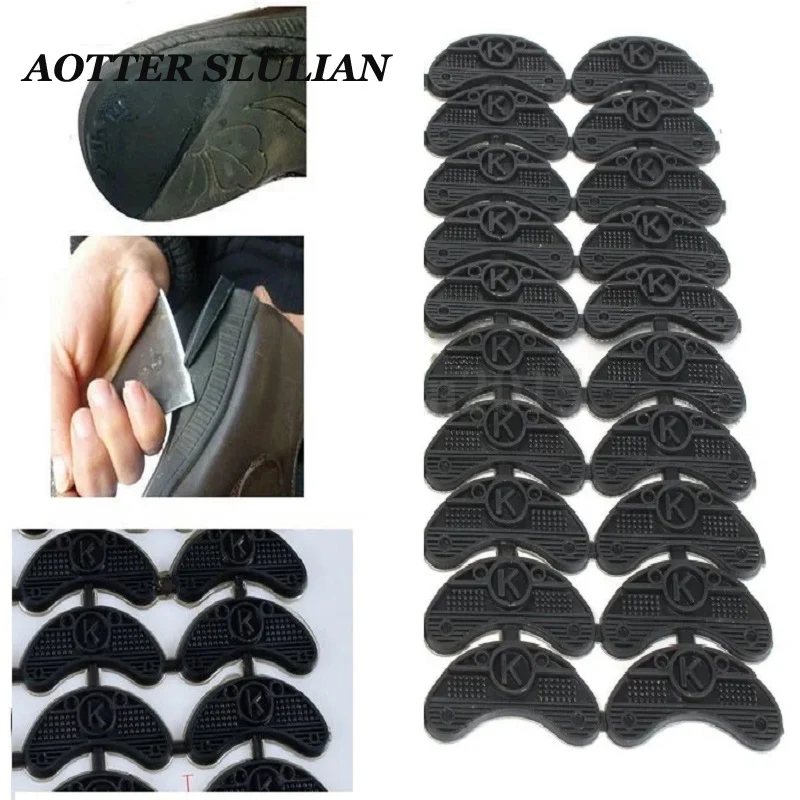 20PCS-Horseshoe-shaped-Shoe-Sole-Wear-resistant-Rubber-Back-Sticker ...