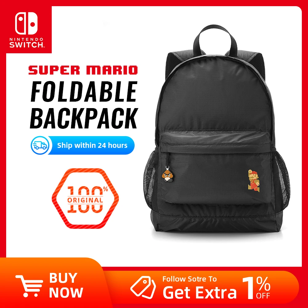 Nintendo-Switch-Super-Mario-Official-Authentic-Peripheral-Backpack ...