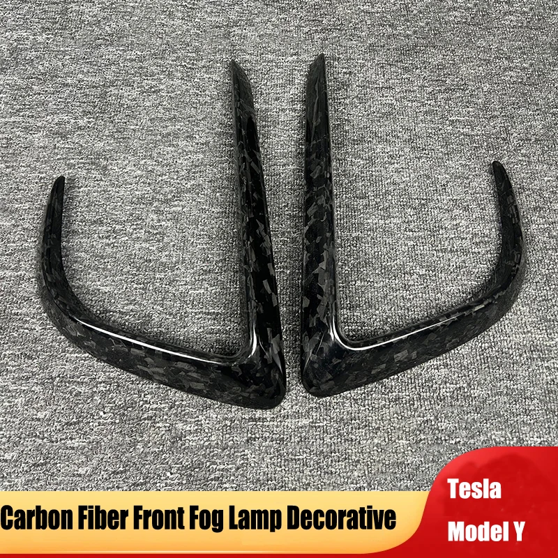 2Pcs-Carbon-Fiber-Forged-Wind-Knife-Front-Fog-Lamp-Decorative-Frame ...