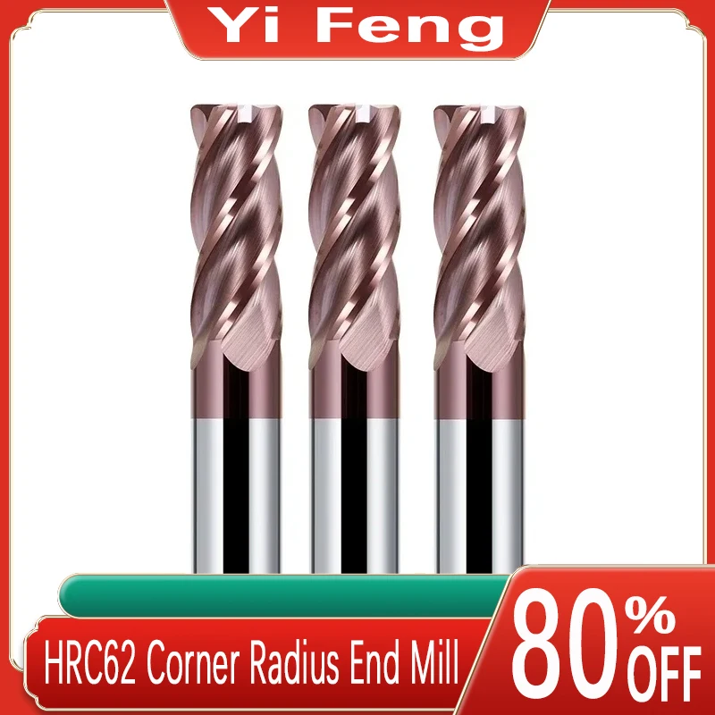 HRC62-Fresa-de-extremo-de-radio-de-esquina-CNC-R-Bull-Nose-enrutador-de ...