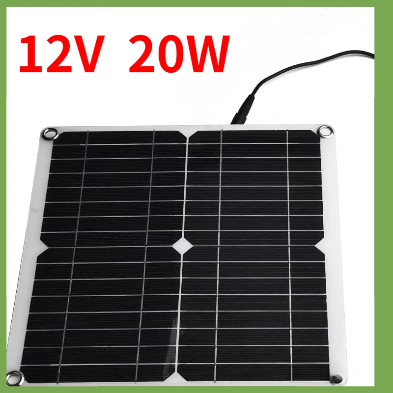 Solar-Fan-ChickenCoops-Office-Camping-Flexible-solar-Panel-12v-Panels ...