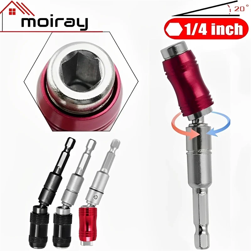 1-4-Hex-Magnetic-Screw-Drill-20-Pivoting-Locking-Bit-Quick-Change ...