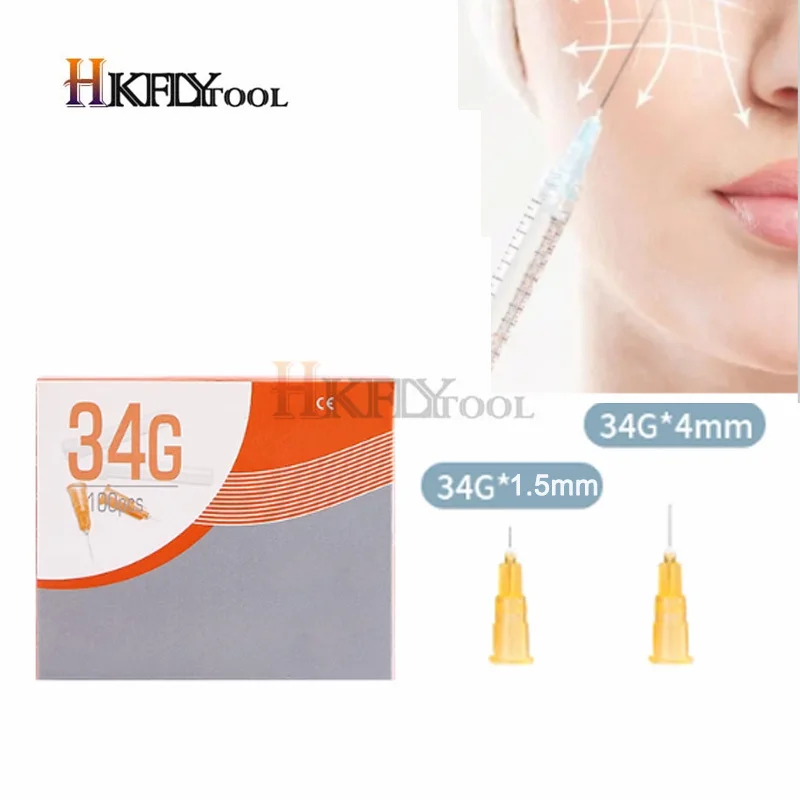 painless-needle-Piercing-Transparent-Syringe-Injection-glue-Clear-Tip ...