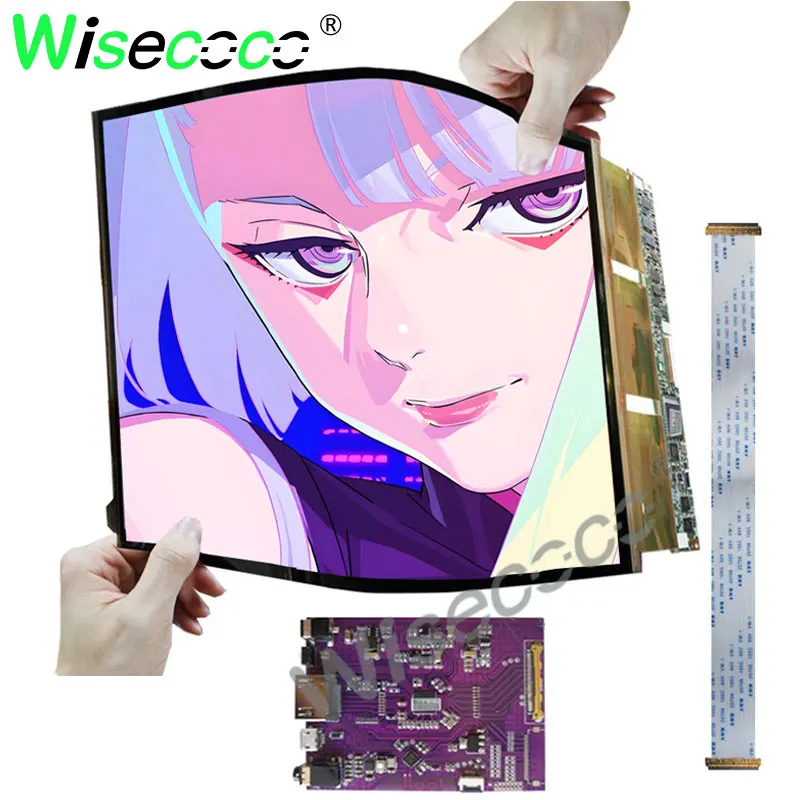 OLED Flexible Display 13.3 Inch 2K 2048x1536 IPS AM-OLED Bendable ...