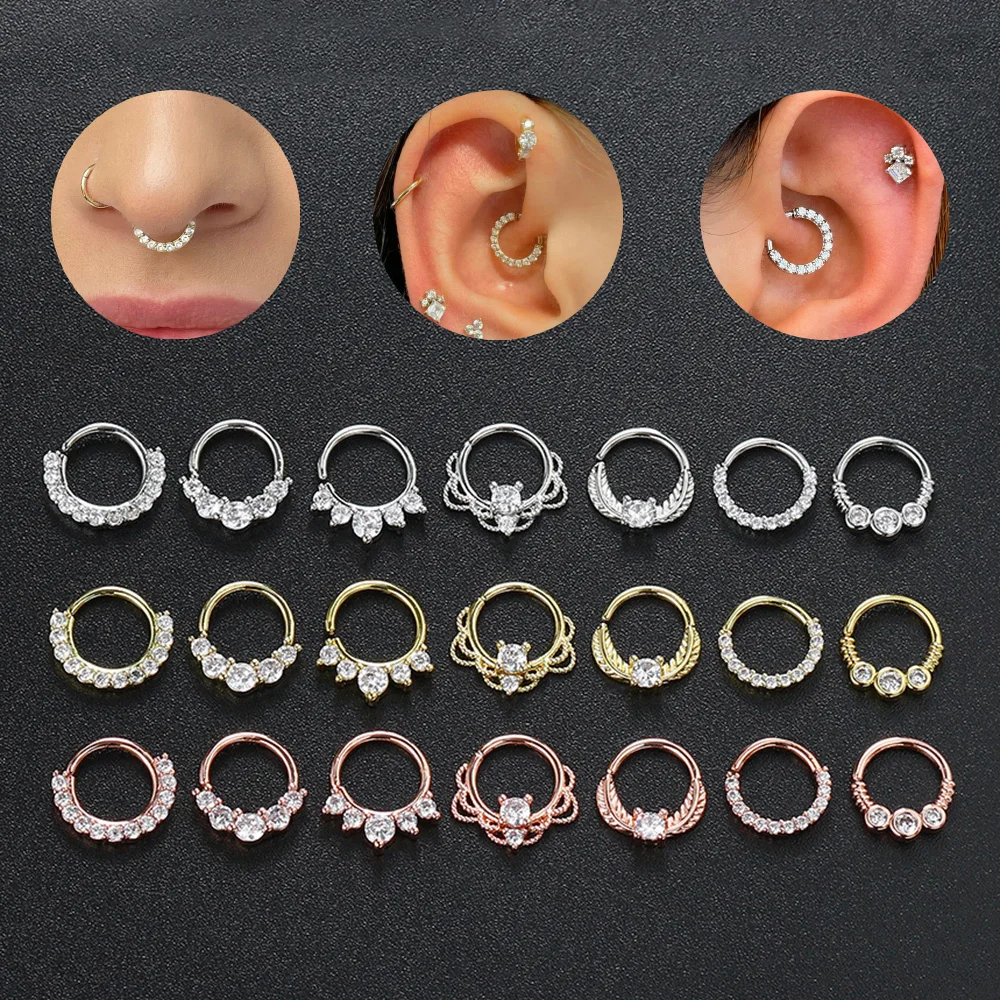 Zirconia Piercing Earrings Septum Piercing Wholesale Wholesale Rings Earrings Piercing Jewelry Aliexpress
