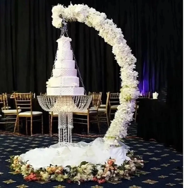Candelabros-colgantes-de-cristal-para-pastel-soporte-de-hierro-para ...