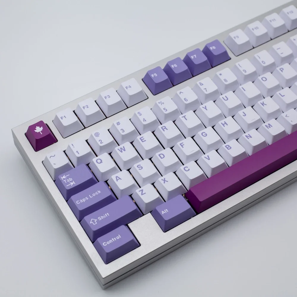 ECHOME-Personalizado-Retro-roxo-Keyboard-Cap-Set-Acess-rios-Teclado-Mec ...