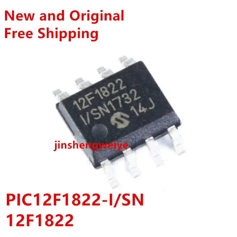 10~50PCS PIC12F1822 PIC12F1822-I/SN 12F1822 8-bit PIC Microcontroller ...
