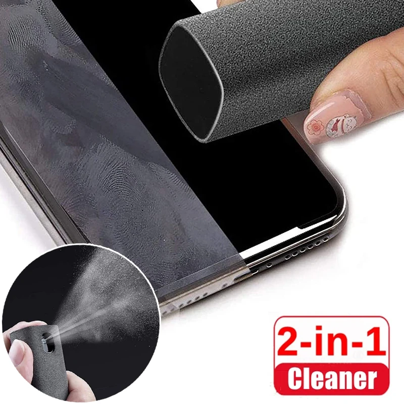 2 In 1 Mikrofaser Bildschirm Reiniger Spray Flasche Set Handy Ipad ...