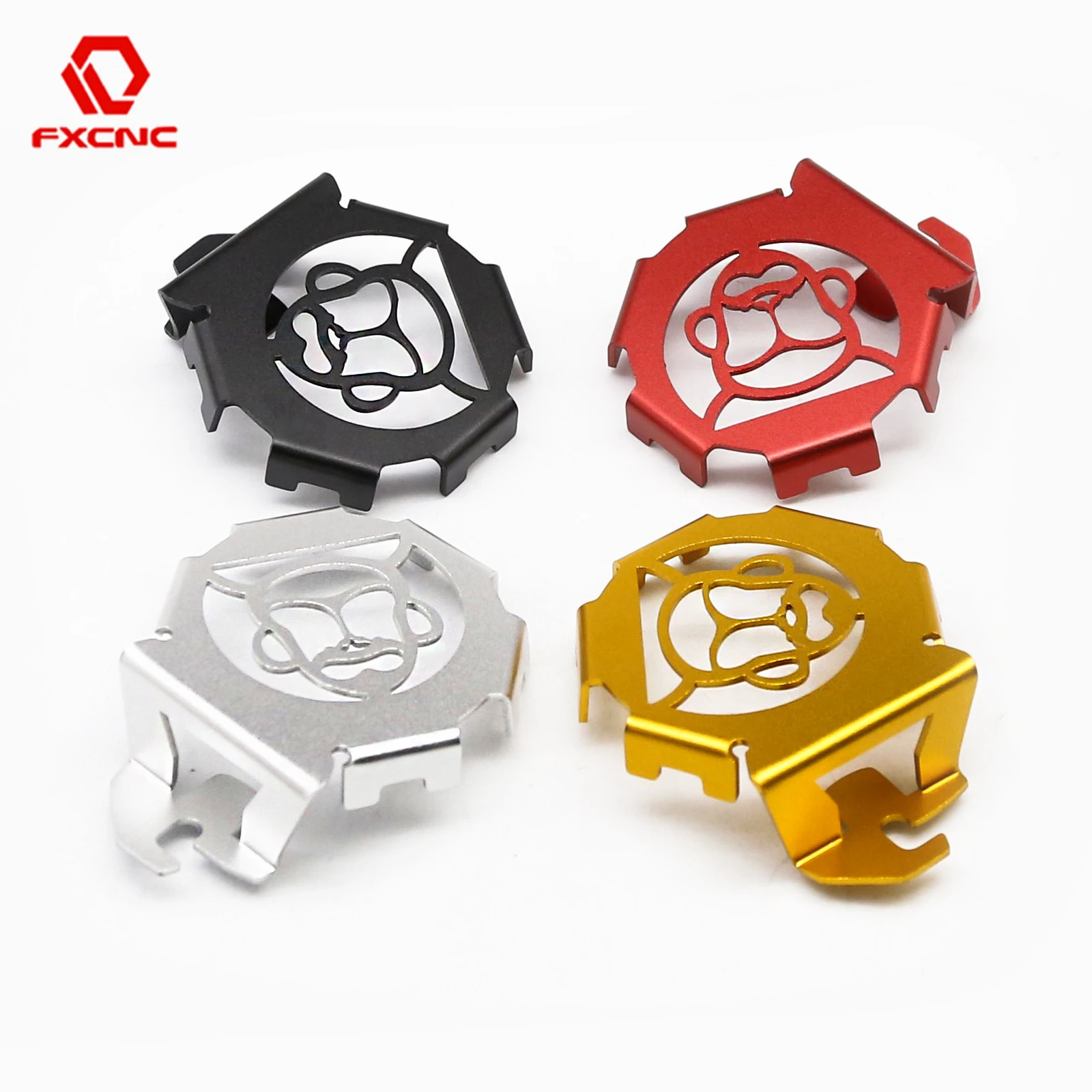 Motorcycle Accessories CNC Front Horn Cover & Engine Cover Decoration ...