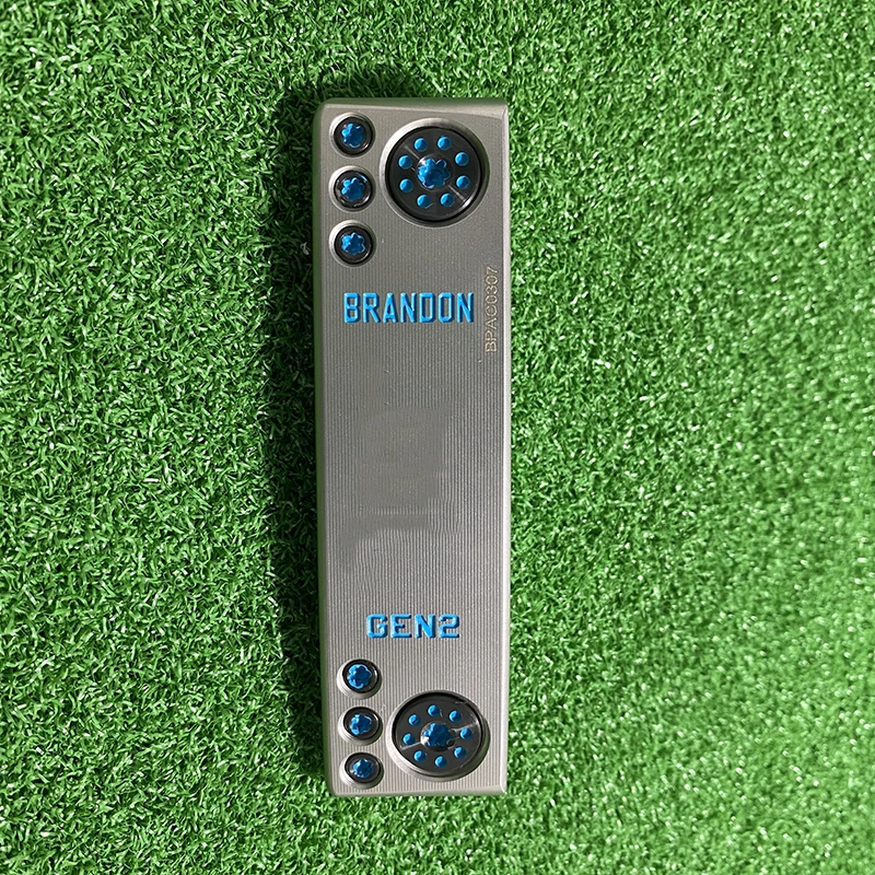 BRANDON GEN2 골프 퍼터 클럽, 헤드 커버 포함 실버 스틸 샤프트, 32 인치, 33 인치, 34 인치, 35 인치 ...