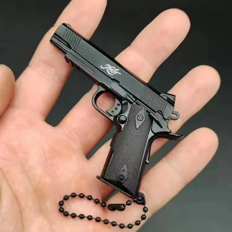 Mini-portachiavi-Gun-Fidget-Toy-BERETTA-92F-Bright-Silver-M1911-All ...